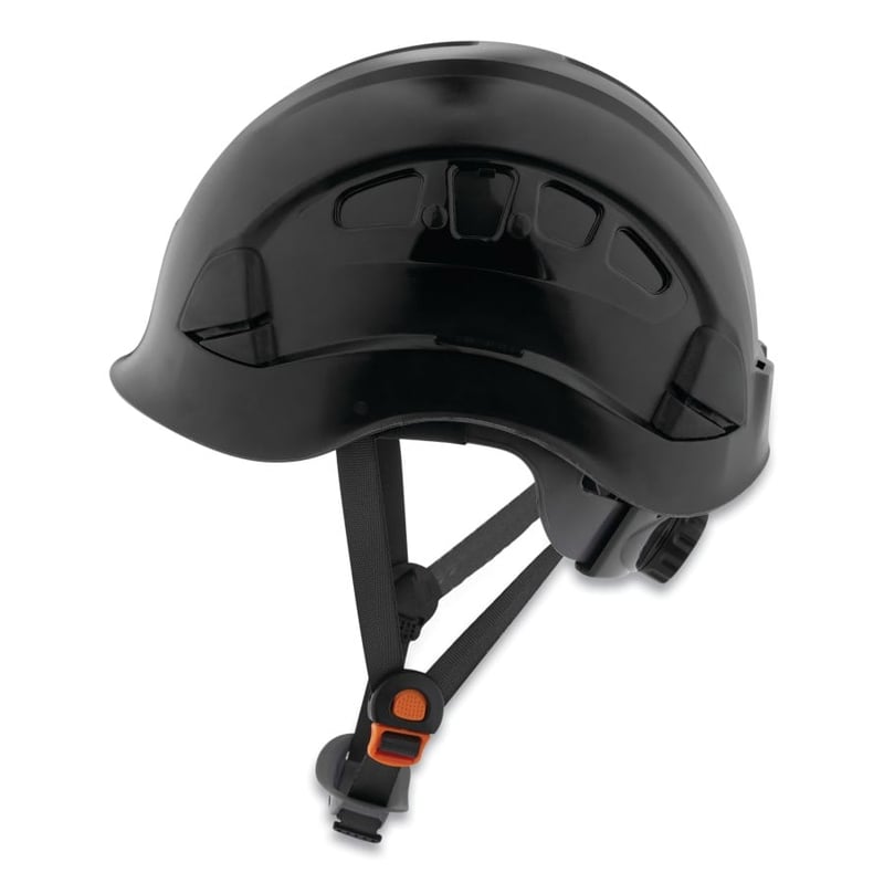 CH-400V Climbing Style Vented Hard Hat 6 pt Rapid Dial Black | TechproTool
