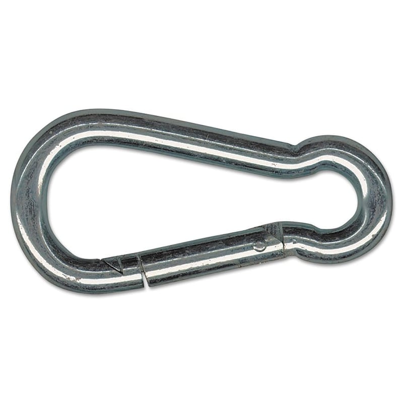 Snap Links, 7/16 in, 340 lb Load, Bright Zinc | TechproTool