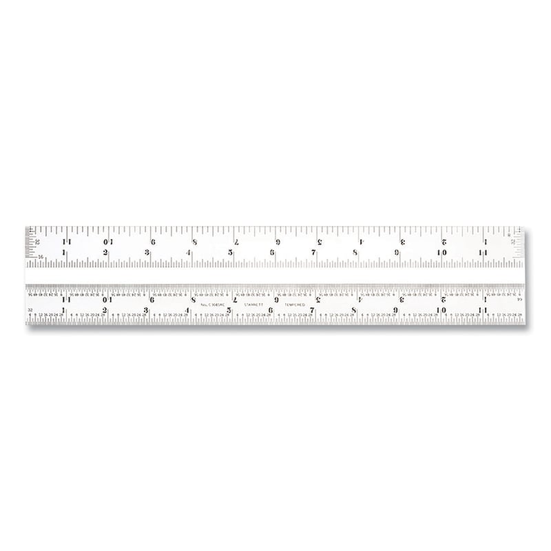 Semi-Flexible Ruler 12 in Inch Graduations Steel | TechproTool