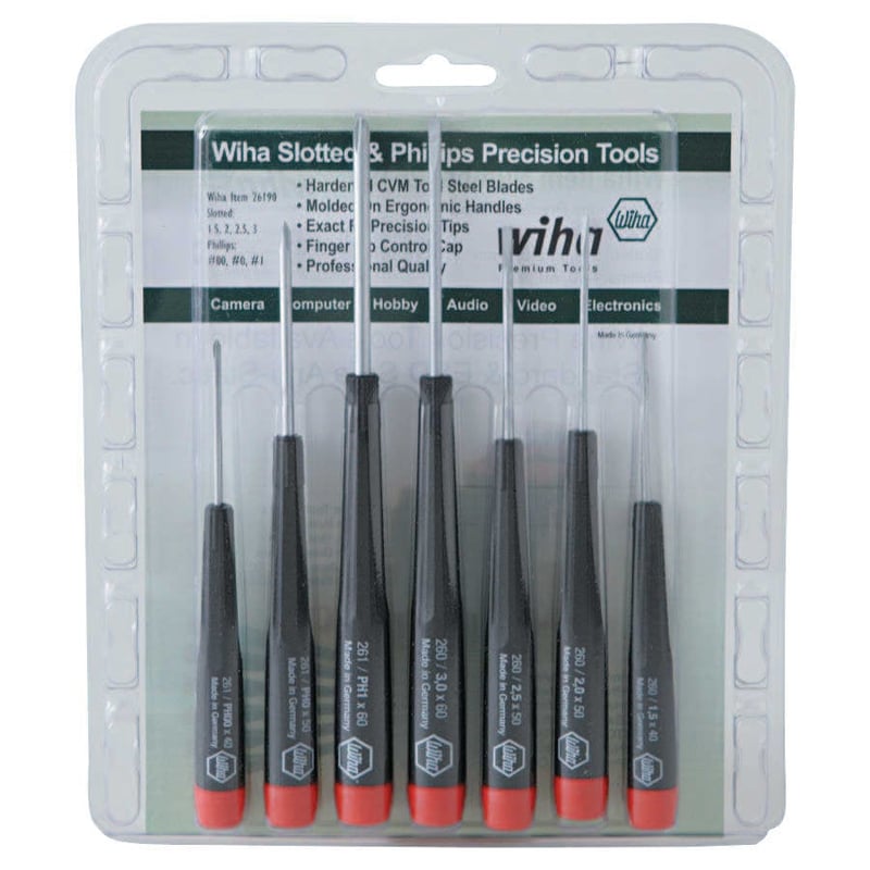 8-Pc Precision Tool Sets Phillips/Slotted | TechproTool