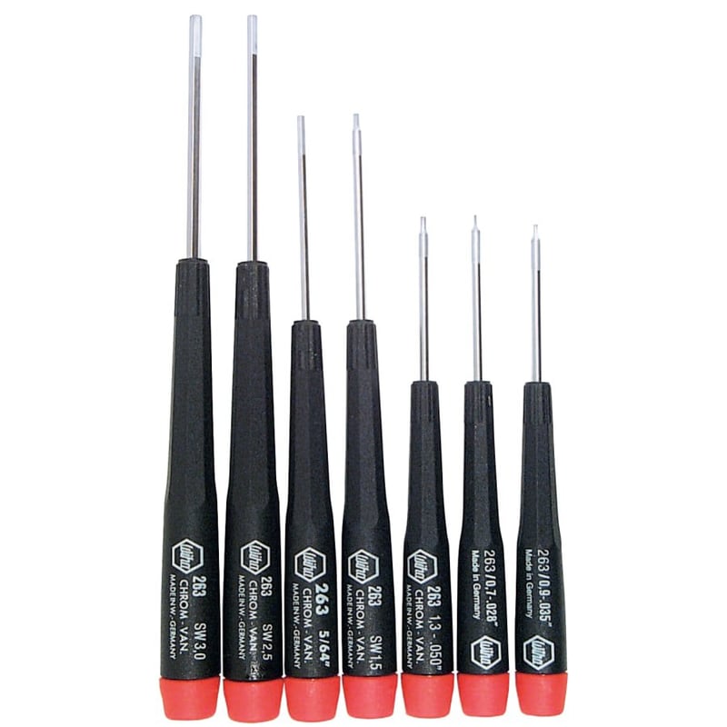 Hex Precision Screwdriver Sets Hex 7 Piece | TechproTool