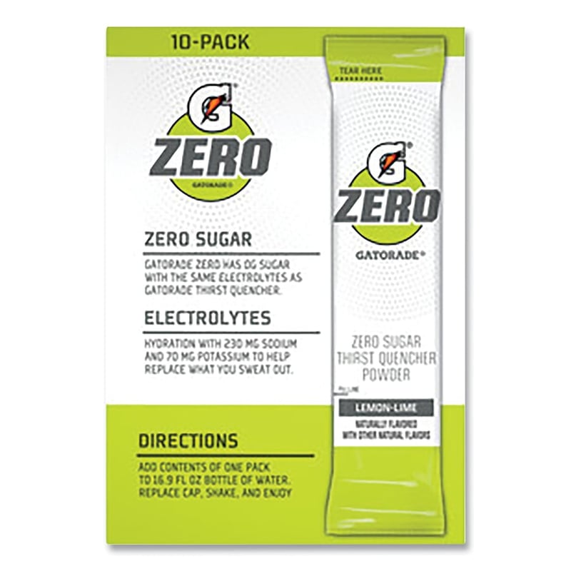 G Zero Powder Stick 0.10 oz Volume 16.9 oz Yield Lemon-Lime | TechproTool