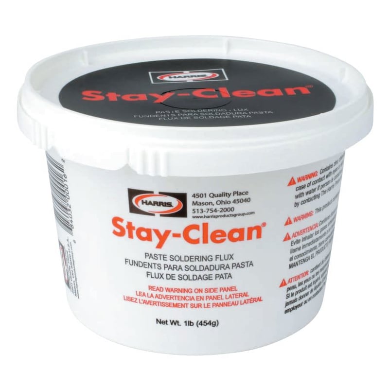 Stay-Clean? Paste Soldering Flux Brush Cap Dispenser 4 oz | TechproTool