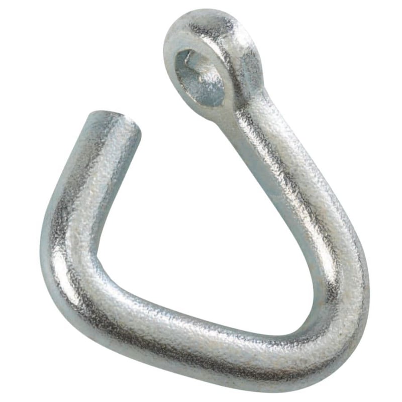 Cold Shuts, 1/4 in, 750 lb, Bright Zinc | TechproTool