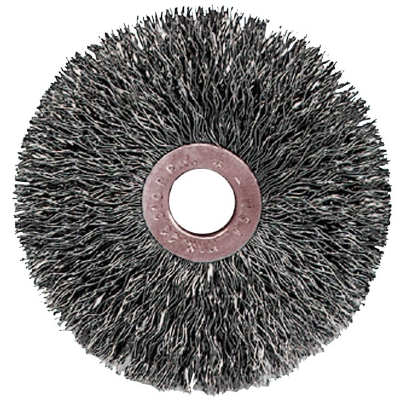 Copper Centerâ„¢ Wire Wheel 2 in D x 3/8 in W .006 in Steel Wire 20000 ...