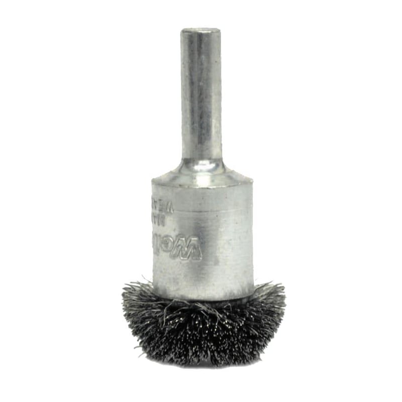 Stem-Mounted Circular Flared End Brushes Steel 25000 rpm 1 | TechproTool