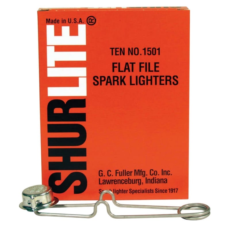 Shurlite? Spark Lighter Flat Lighter with Round Cup Design | TechproTool